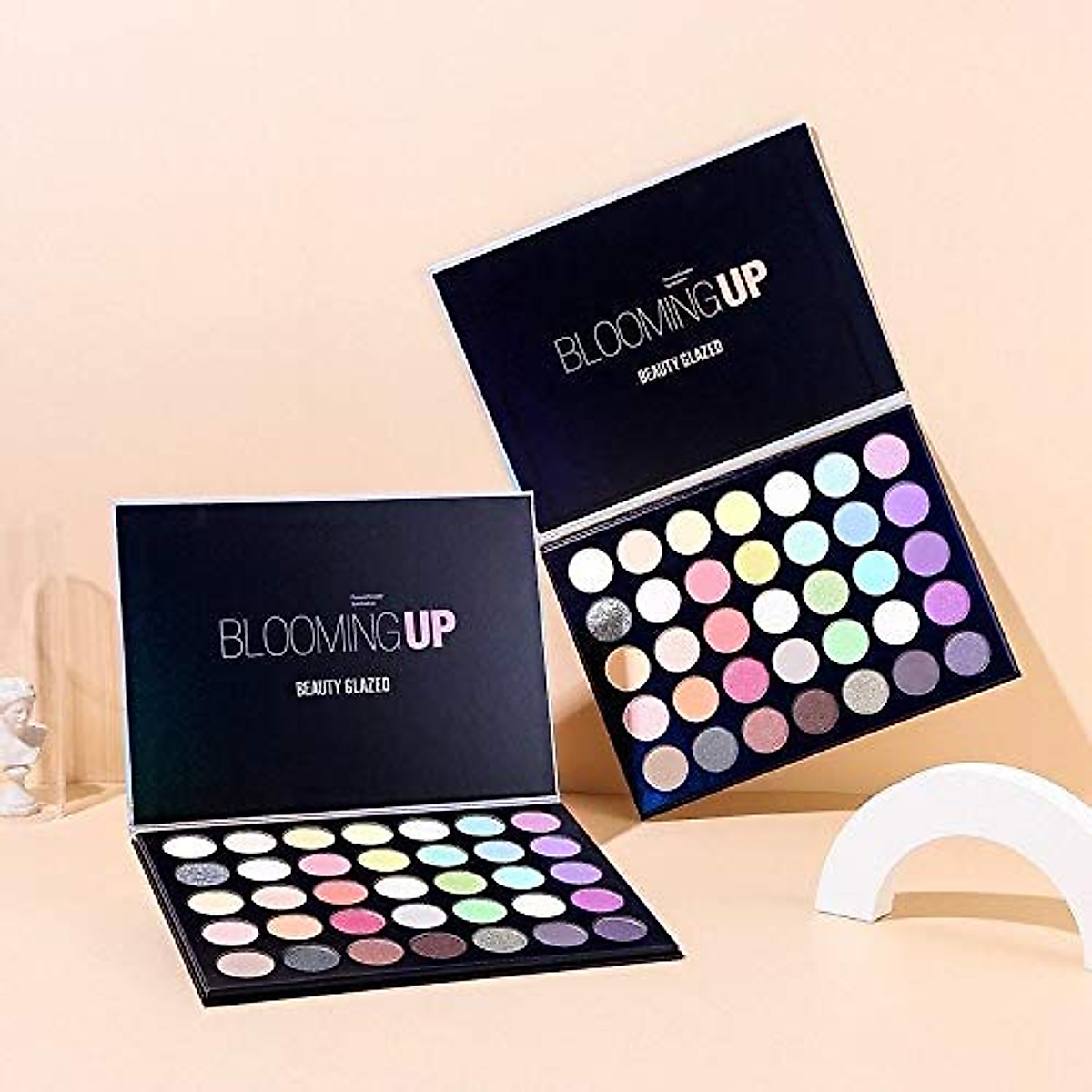 35 Colors Eyeshadow Palette Strong Pigmented Mattes and Shimmers Makeup Pallet Blendable Professional Eye Shadow Make Up Long Lasting