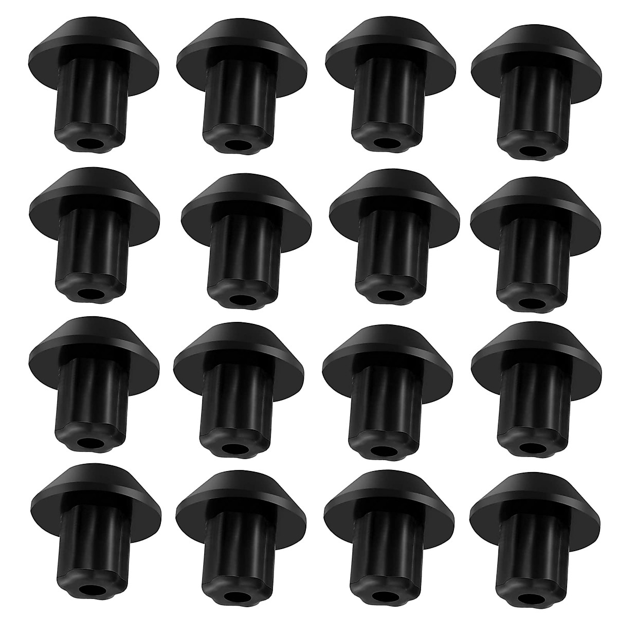 WB2K101 Pack of 16 Gas Range Surface Burner Grate Rubber Pad Set Replacement for GE,Hotpoint,Kenmore,Compatible with General Electric Replaces WB02K0101 247410 AP2622260 PD040035 PS241358 WB02K0101