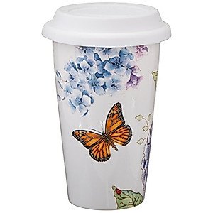 Lenox 846844 Butterfly Meadow Blue Thermal Travel Porcelain Mug