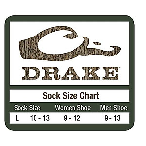 Drake Unisex-Adult Gift Box Merino Wool Heavyweight Crew Boot Socks 3 Pair Pack, Assorted, Large