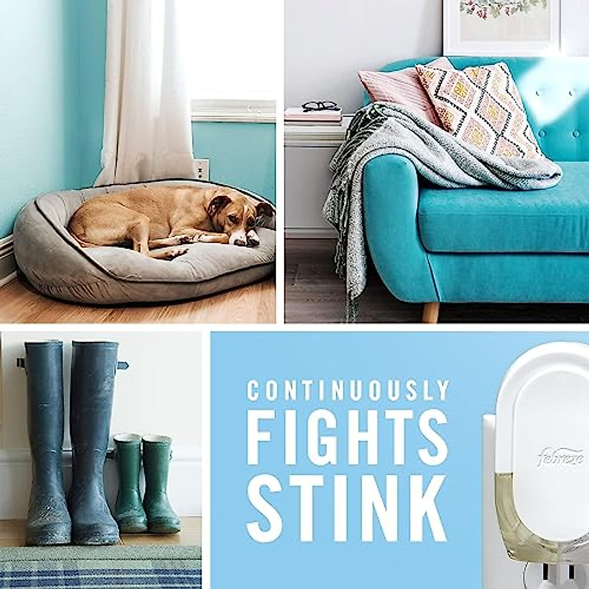 Febreze Odor-Fighting Fade Defy PLUG Air Freshener Refill, Hawaiian Aloha, (1) .87 fl. oz. Oil Refill