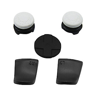 PS5 Gamepad 5 In 1 B-ooster Cap Set/Trigger Extenders With Buttons Joystick Cap/Lengthen The L2 R2 Key, Increase The Height Of The Joystick And C-ross Direction Keys