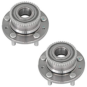 DRIVESTAR 512271 FWD Rear Wheel Hub & Bearing for Ford Fusion 06 07 08 09 10 11 12, 06-11 Mercury Milan, 07-12 Lincoln MKZ, 03-08 Mazda 6, 2006 Lincoln Zephyr(5 Lug w/ABS)(Pair)