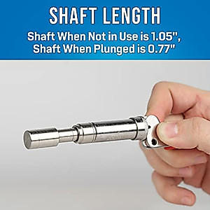 Jonard Tools TTBW-158 Steel Barrel Fastener Plunger Tool for Water Utility Fasteners with 0.158” Inside Diameter