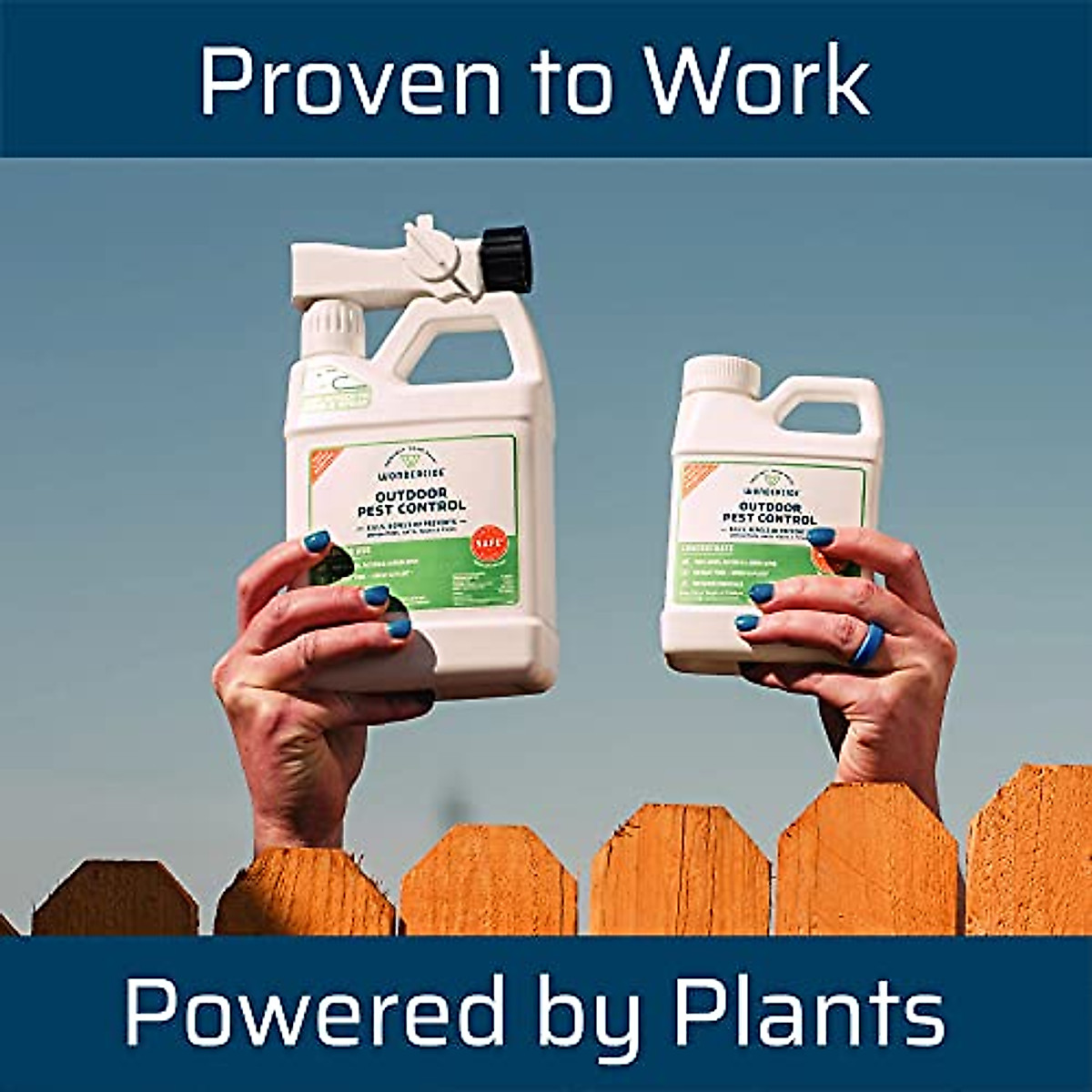 Wondercide - Mosquito Yard Spray Refill Starter Kit - Powered by Natural Essential Oils – Insect Killer and Repellent - Lawn Treatment for Pest Control - 32 oz Ready to Use and 16 oz Concentrate