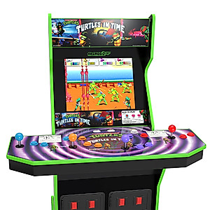 Arcade1Up Teenage Mutant Ninja Turtles Arcade Machine w/ Riser