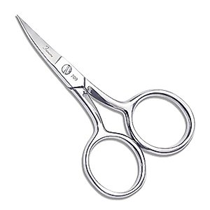 Curved Fine Tip Large Ring Scissors (4in) Item# 709