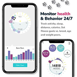 FitBark GPS Dog Tracker 2nd Gen (2022) | Health & Location Pet Tracking Smart Collar Device | 4G LTE Multi-Carrier Verizon, AT&T & T-Mobile US Coverage | Small (16 g) & Waterproof | iPhone & Android
