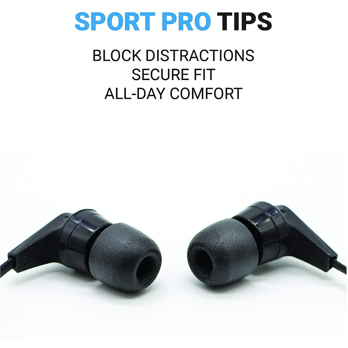 Comply Aware Pro SmartCore Earbud Tips Variety Pack - Situational Awareness - Sport Pro, Audio Pro, Aware Pro (Medium, 3 Pairs)