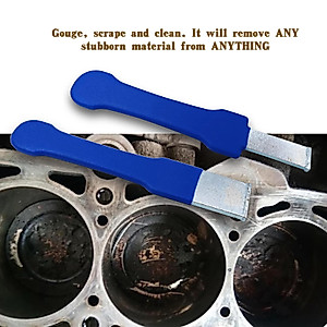 Carbide Scraper, Super Scraper Removes Residue from Steel, Aluminum, and More (Small & Large-2pcs)