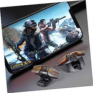 UKCOCO Telefonos 1 Set Controls Teléfonos Telefono Game Supplies Mobile Phone Gaming Controllers The Call Game Six-finger Chicken Eating Artifact: Abs Cell Phone Cable Triggers