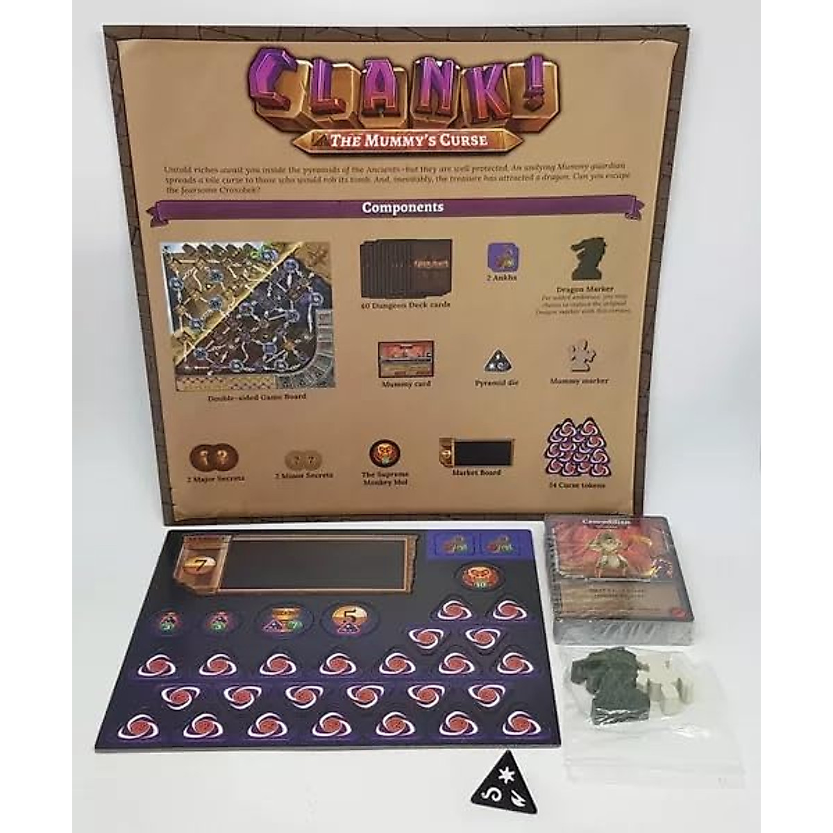 Renegade Game Studios Clank! The Mummy's Curse Plush Toy, Multicolor, for 144 months