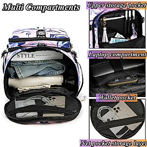 Gym Duffle Bag Backpack with Shoe Compartment,4 ways Travel Backpack for Women and Men,Multi-Functional Weekender bag with Waterproof Layer&Laptop Compartment for Fitness, Travel,Camping(Purple)