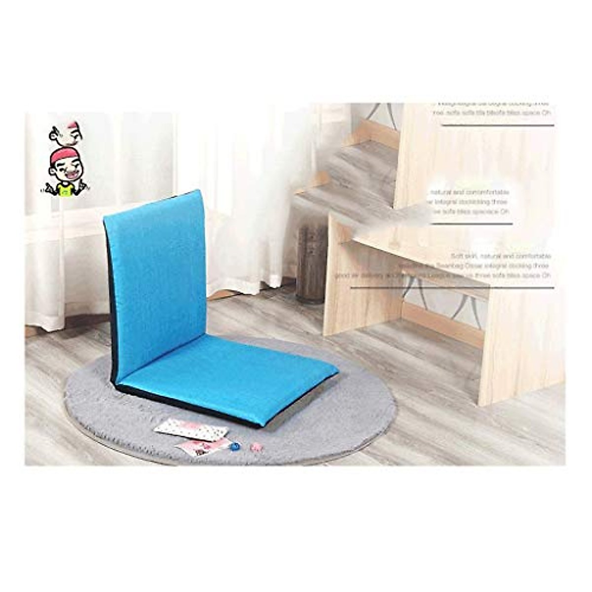 GYDJBD Creative Lazy Sofa, Single Folding Cushion Bed, Reclining Chair, Portable Computer Chair, Sofa