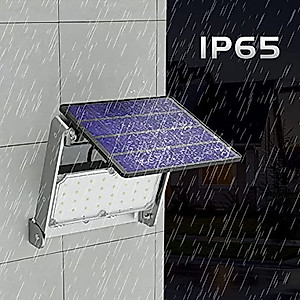 Solar Lights Outdoor, Motion Sensor Security Lights, Multiangle Adjustable Lightweight Solar Wall Lights with 40 High Bright LED Waterproof Aluminum Alloys Flood Light for Garden Garage Patio