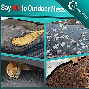 QYMOTO Go Kart Cover,Go Kart Accessories 2 Seater Coleman KT196 Outdoor All Weather Protection Waterproof Windproof GK200, CK196,Baja,TrailMaster,Mudhead Buggy Parts