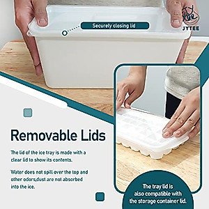 Ice Cube Bin Scoop Trays - Use It as a Portable Box in the Freezer, Shelves, Pantry