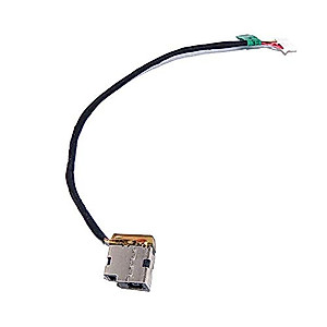 Charging Port DC in Power Jack Cable Replacement for HP Stream 13-C 14-z 14-X Series 13-C002DX 13-c010nr 13-c030nr 13-c110nr 13-C120NR 14-z010nr 14-x010nr 754734-SD1 754734-FD1
