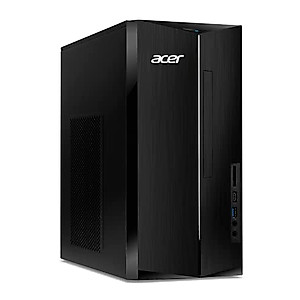 acer Aspire TC-1780-UR12 Desktop | 13th Gen Intel Core i7-13700 16-Core Processor | 16GB 3200MHz DDR4 | 512GB M.2 PCIe Gen 4 SSD | 1TB HDD | SD Card Reader | Intel Wi-Fi 6E AX211 | Win 11 Pro,Black