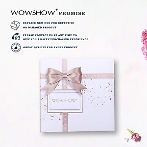 Wowshow Real Gold Plated Snake Chain Bracelet 7MM Flat Herringbone Chain Link Bracelet for Women