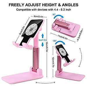 Wiccan Symbol Astrological Signs Cell Phone Stand Foldable Tablet Holder Adjustable Cradle Desktop Accessories for Desk