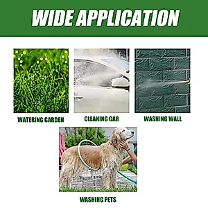 YANWOO 304 Stainless Steel 20ft Garden Hose with Female to Male Metal Connector, Short Metal Hose, Water Hose, Drinking Water Safe (20ft)