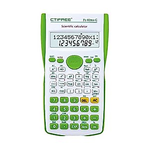 Colorful Scientific Calculator,Scientific Calculator with Cute Design for School and Business (Green)