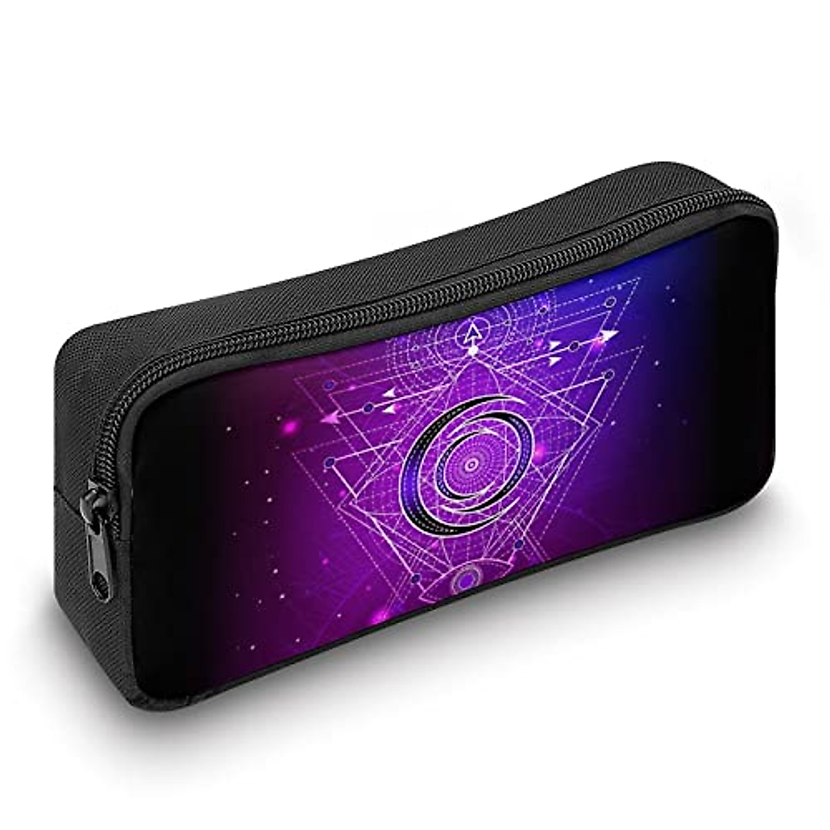 Geometric Pattern Pencil Case Pencil Pouch Coin Pouch Cosmetic Bag Office Stationery Organizer