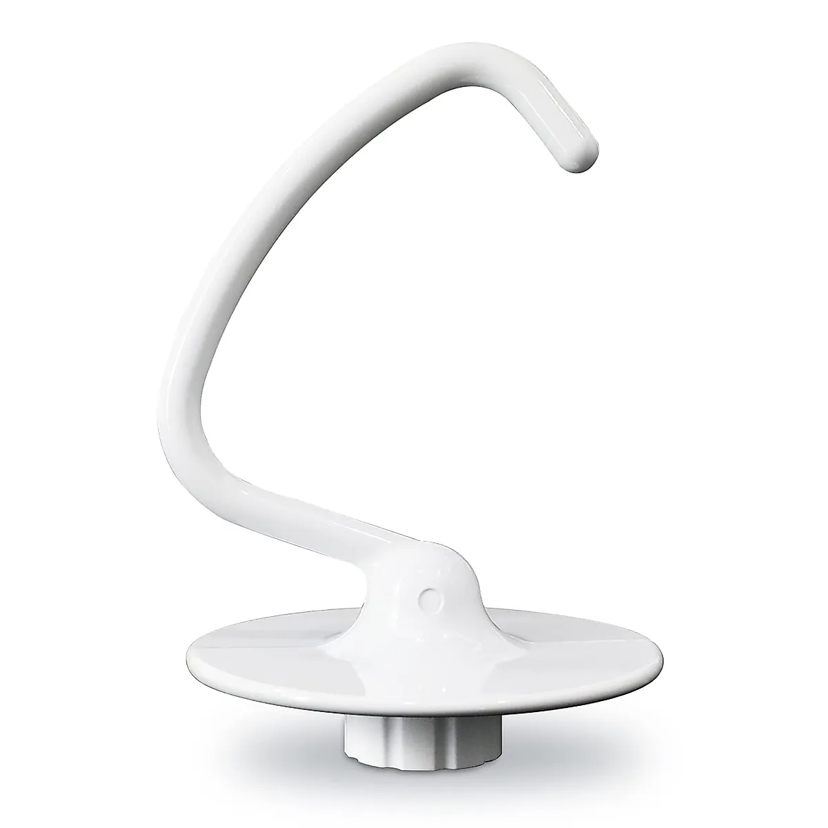 K45DH Dough Hook Replacement for KitchenAid Mixers - Compatible with K45, K45SS, KSM90, KSM110, KSM150 Tilt-Head Stand Mixers, 4.5-5 Quart Bowls - Coated C-Shaped Hook for Kneading Yeast Doughs