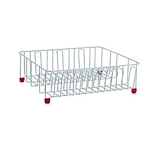 Farberware 3-Piece Dish Rack Set, Red