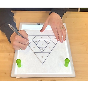 CutterPillar Glow Elite Mini LED Light Board, with Translucent, Self-Healing Cutting Mat