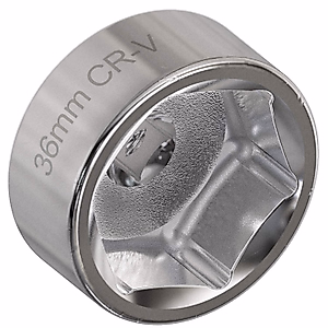 ATLIN 36mm Oil Filter Socket - Fits Some Ford F250, BMW, Mini, Volvo, Audi, VW, Porsche Vehicles
