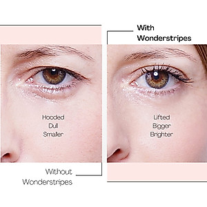 Wonderstripes Eye Lid Tape (Small) | Eyelid Lifting Strips for Hooded Eyes | Invisible Silicone Tape for Droopy Eyes | Multiple Sizes for All Eye Shapes | Makeup Compliant, Easy to Apply