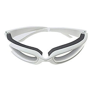 Haoun 2 Pack Onion Goggles Tear Free Kitchen Eye Glasses Onion Cutting Goggles with Inside Sponge (White)