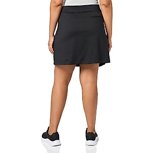 Callaway Women's 17" Opti-Dri Solid Golf Skort With Stretch Fabric and TrueSculpt Slimming Technology, Caviar, Medium