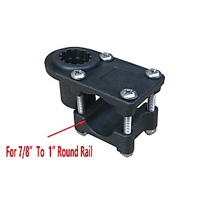 Brocraft Pontoon Boat Rod Holder/Fishing Rod holder for Square/Rail mount