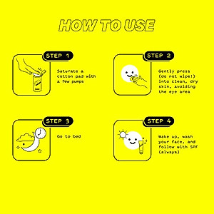 Starface Exfoliating Night Water, Face Exfoliator for Acne-Prone Skin, Made with AHAs, BHA, and PHA, Oil Free, Cruelty Free, and Vegan, 4.1oz