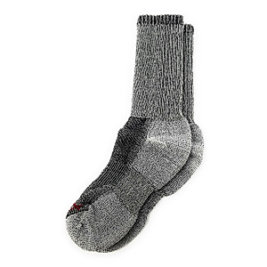 J.B. Field's 74% Merino Wool Hiker GX Socks for Men & Women, for Fall, Summer, for Hiking, Trekking & Outdoor 3-Pack, Made in Canada (Large (8-12 Shoe), Gray)