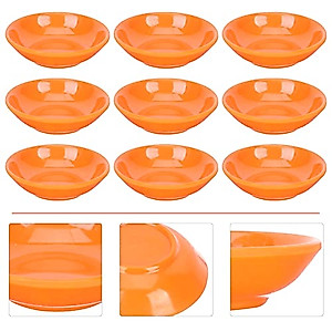 UPKOCH Household Dipping Bowl 10pcs Small Dipping Bowls Soy Sauce Dish Kitchen Condiment Dishes Melamine Dip Soy Sauce Dishes Side Dishes for Home Kitchen Vinegar Dish