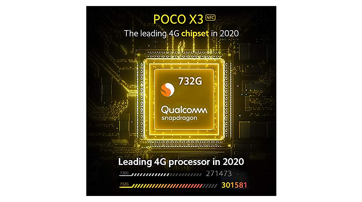 Xiaomi Poco X3 NFC 128GB, 6GB RAM, 5160mAh (typ) Large Battery, 6 ...