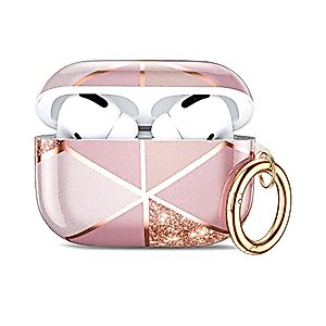 DGege for Airpods Pro Case, Cute Women Airpod Pro 2 Case Cover TPU Protective Skin with Keychain Accessories Compatible with Apple Airpods Pro 1st/2nd Generation Charging Cases, Geometric