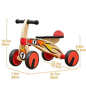 TOP BRIGHT Ride On Toys for 1 Year Old Boys and Girls, Baby Toys Scooter 1 Year Old