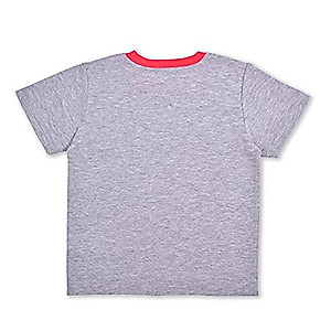 Sesame Street Elmo and Cookie Monster Boys 2 Piece T-Shirt and Short Set for Infant and Toddler- Red/Blue