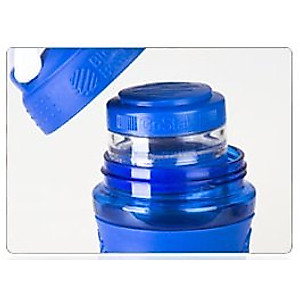 BlenderBottle GoStak Twist n' Lock Storage Jars, 4-Piece Starter Pak, Pink