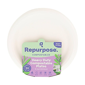 Repurpose, Plates Compostable 9 In 20 Count