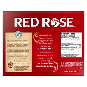 Red Rose Orange Pekoe Tea 418g Box/144 Tea Bags (Imported from Canada)