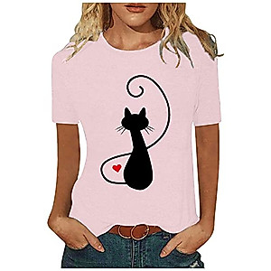 Casual Blouse for Womens 2023 Easter Day Valentine's Day St. Patrick's Day Generic Large Shirts Women Top Products for Women 2023 Women’s Long Sleeve Tops Lace Casual Loose Blouses Button Down