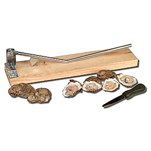 King Kooker 5500 Stainless Steel Oyster Opener, with Oyster Knife