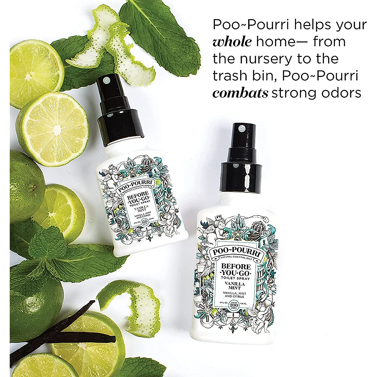 Poo-Pourri Before You Go, Vanilla Mint Scent, 59 ml (Pack of 1)
