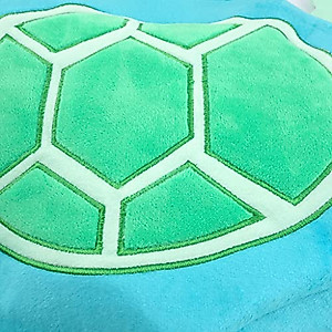 FunnyBuddy Unisex Green Turtle Plush Cute Stylish Animal Backpack 43x30x13CM